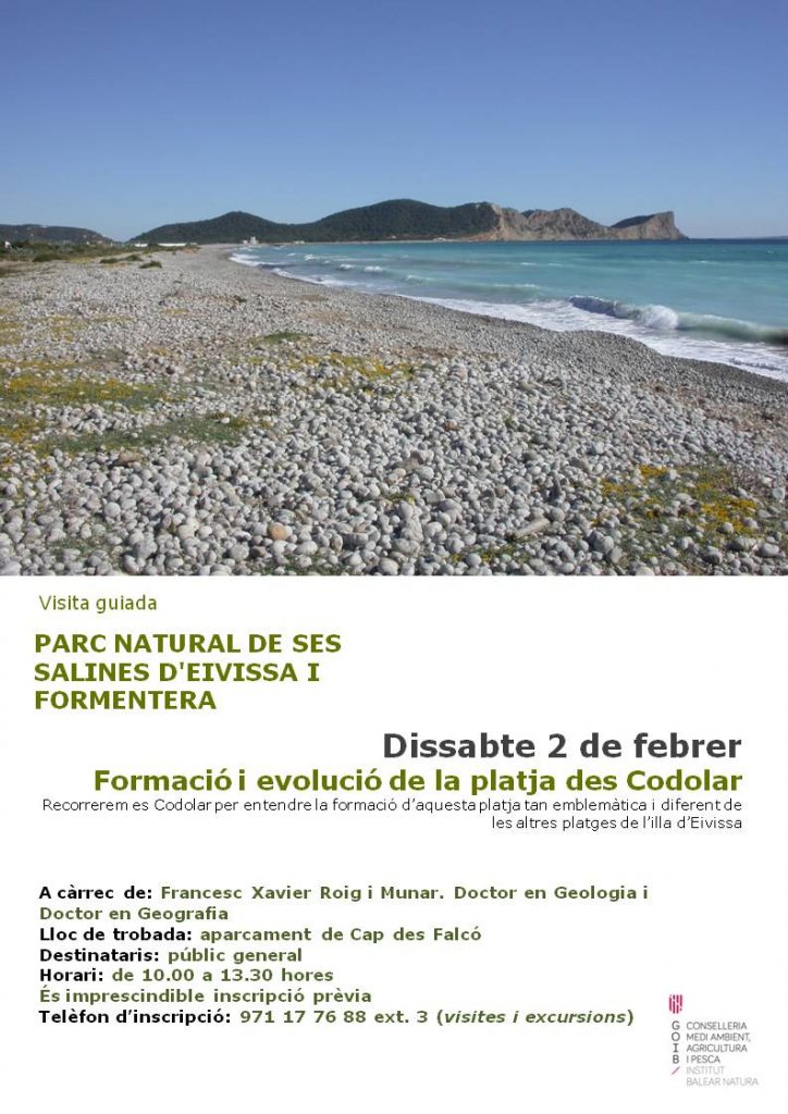 Visita guiada a la playa Es Codolar - Santjosep.net